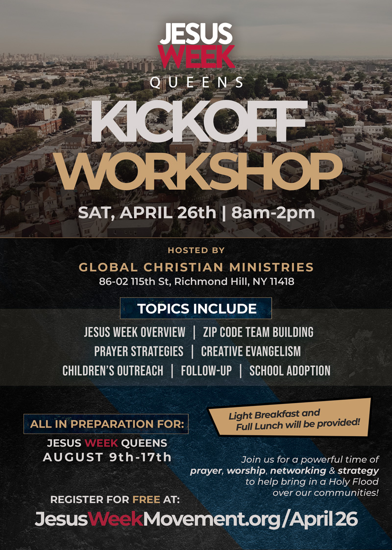 Queens Kickoff Workshop - Jesus Week